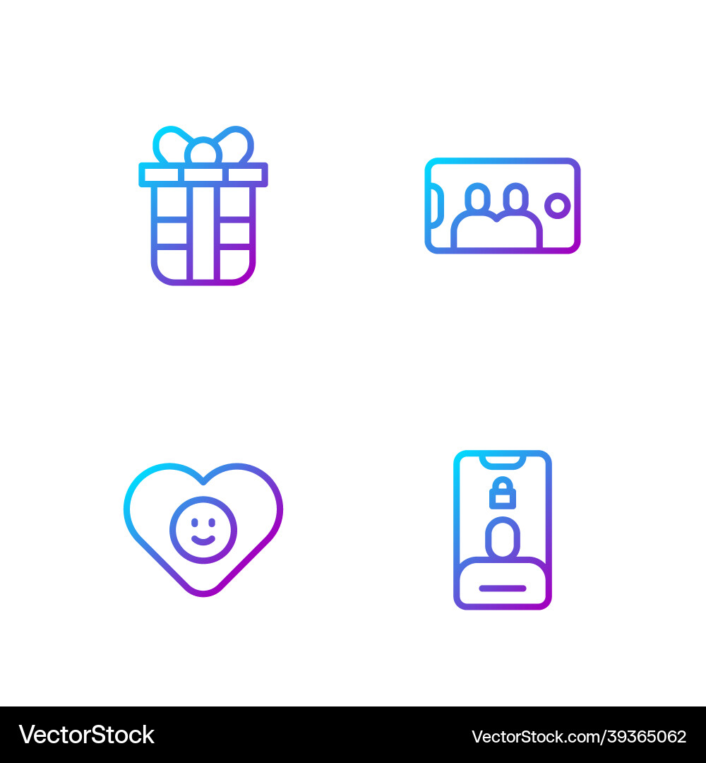 Set line incoming call on mobile good Royalty Free Vector