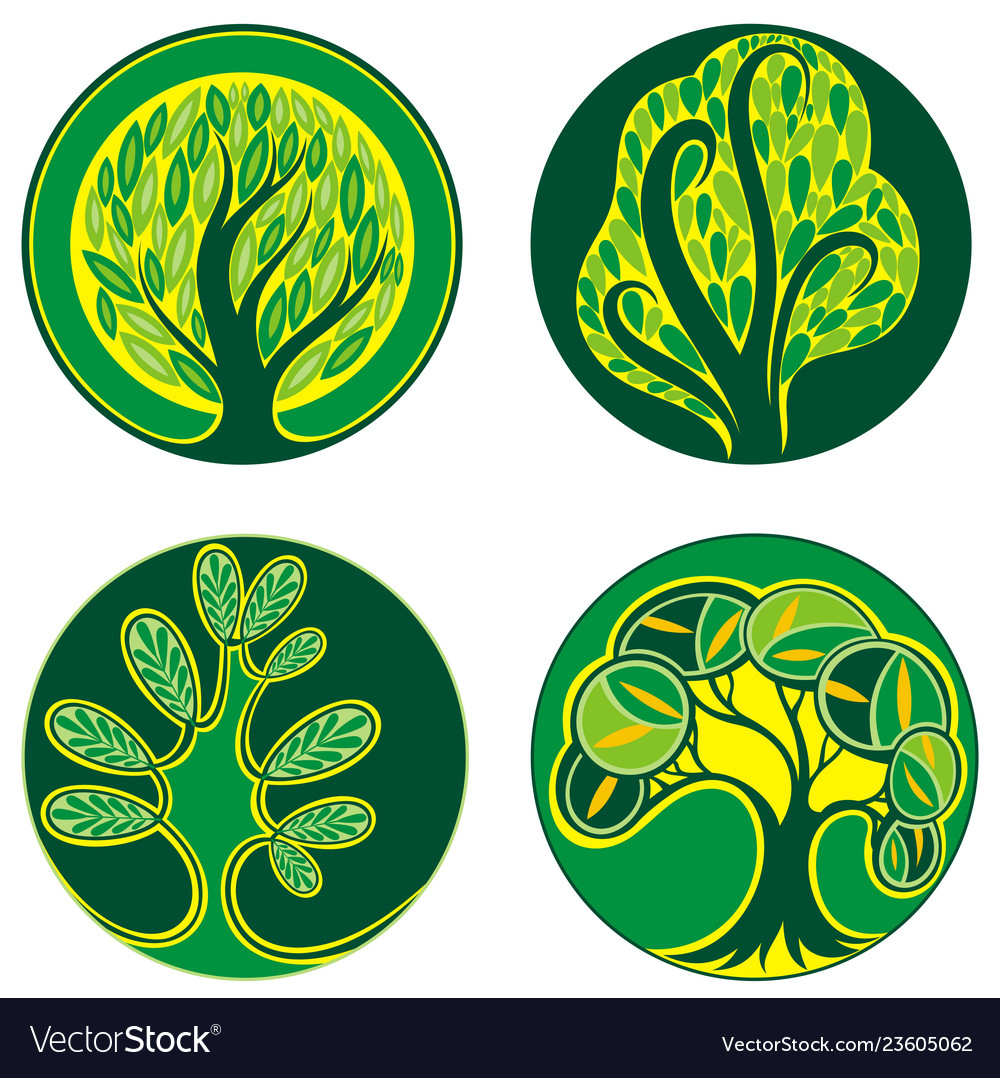 Trees Royalty Free Vector Image - VectorStock