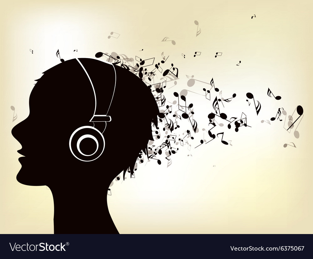 Abstract background with notes Royalty Free Vector Image