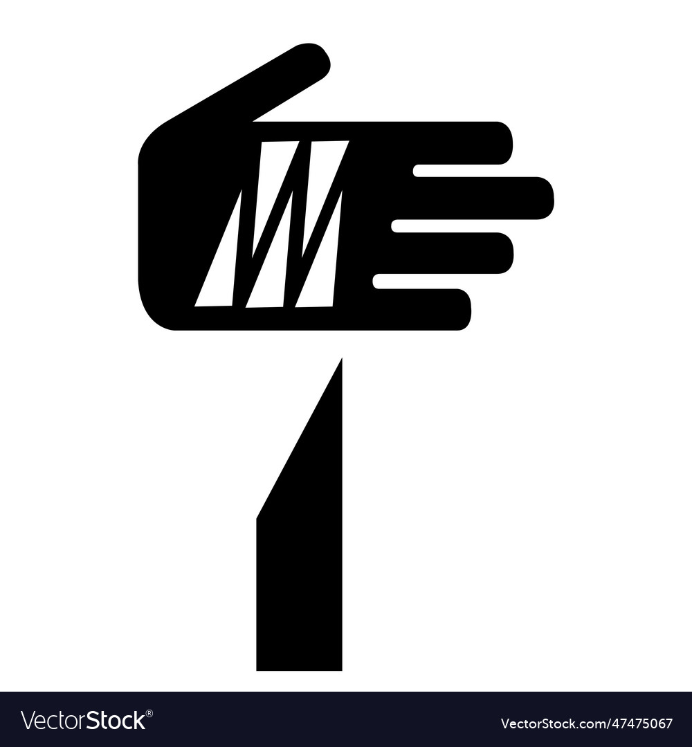 Beware sharp elements symbol isolate on white Vector Image