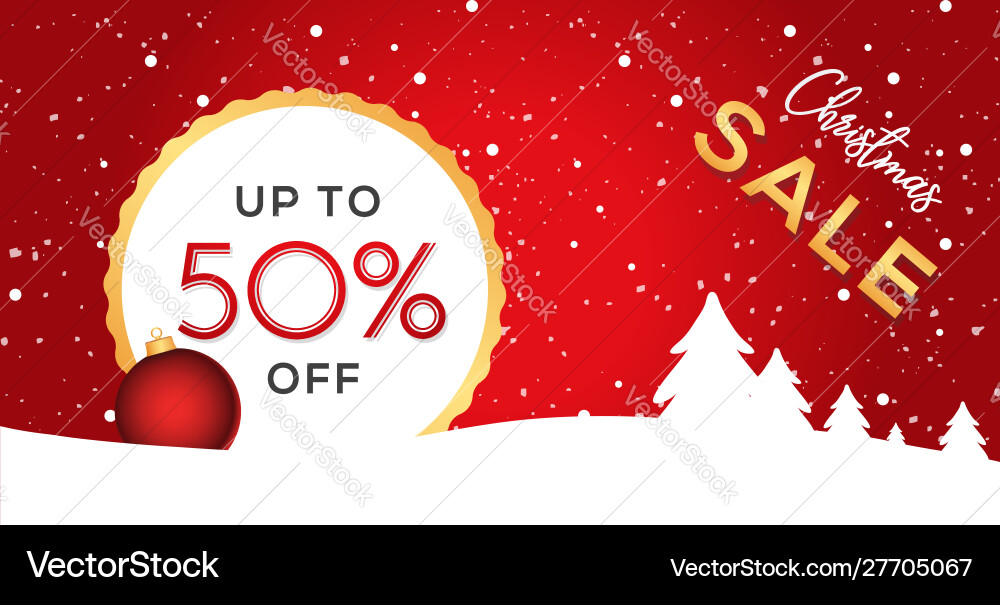 Christmas background banner poster Royalty Free Vector Image
