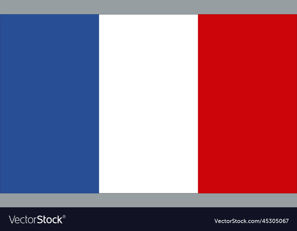France flag design Royalty Free Vector Image - VectorStock