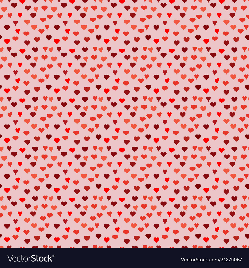 Hearts pattern various colors Royalty Free Vector Image