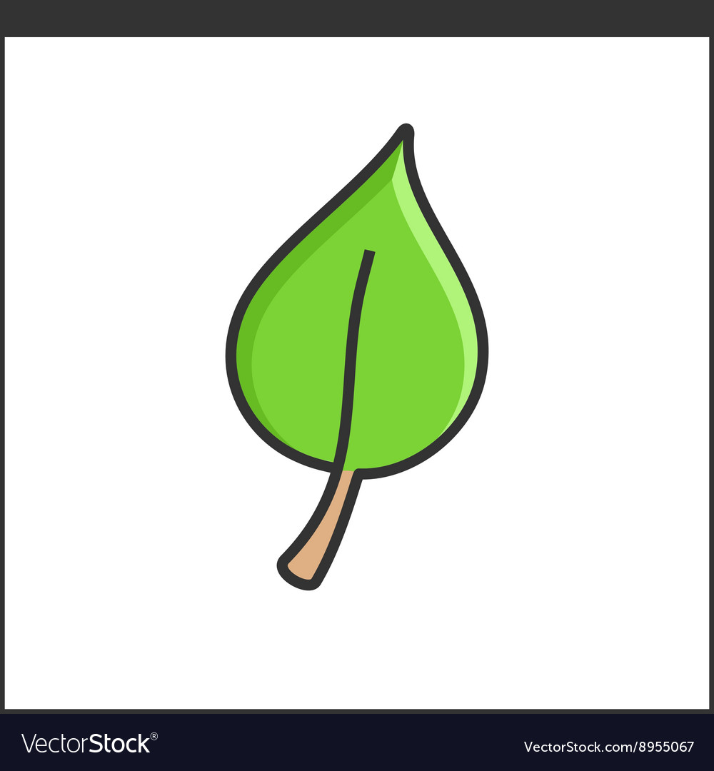 Leaf icon Royalty Free Vector Image - VectorStock
