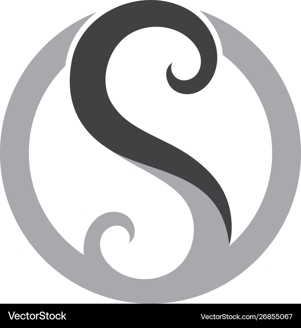 S logo and symbols template icon Royalty Free Vector Image