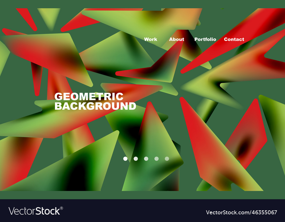 Shards shape composition abstract background web Vector Image