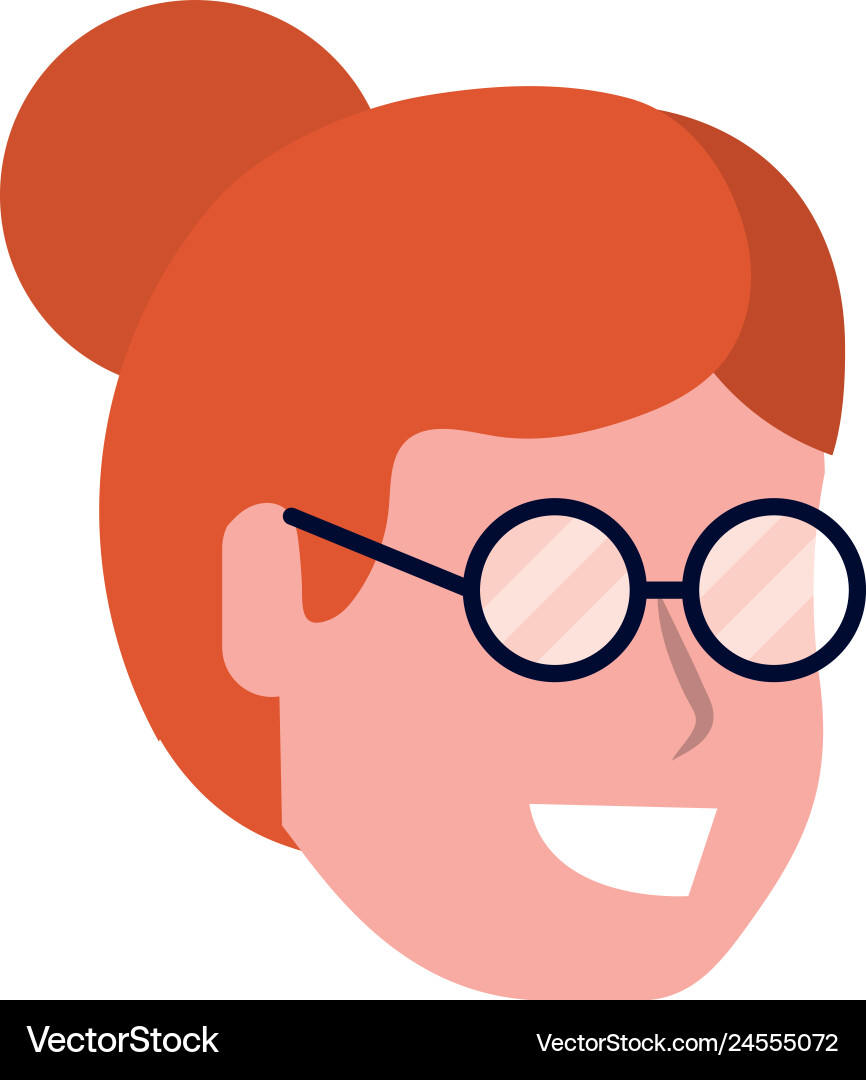Woman face cartoon Royalty Free Vector Image - VectorStock