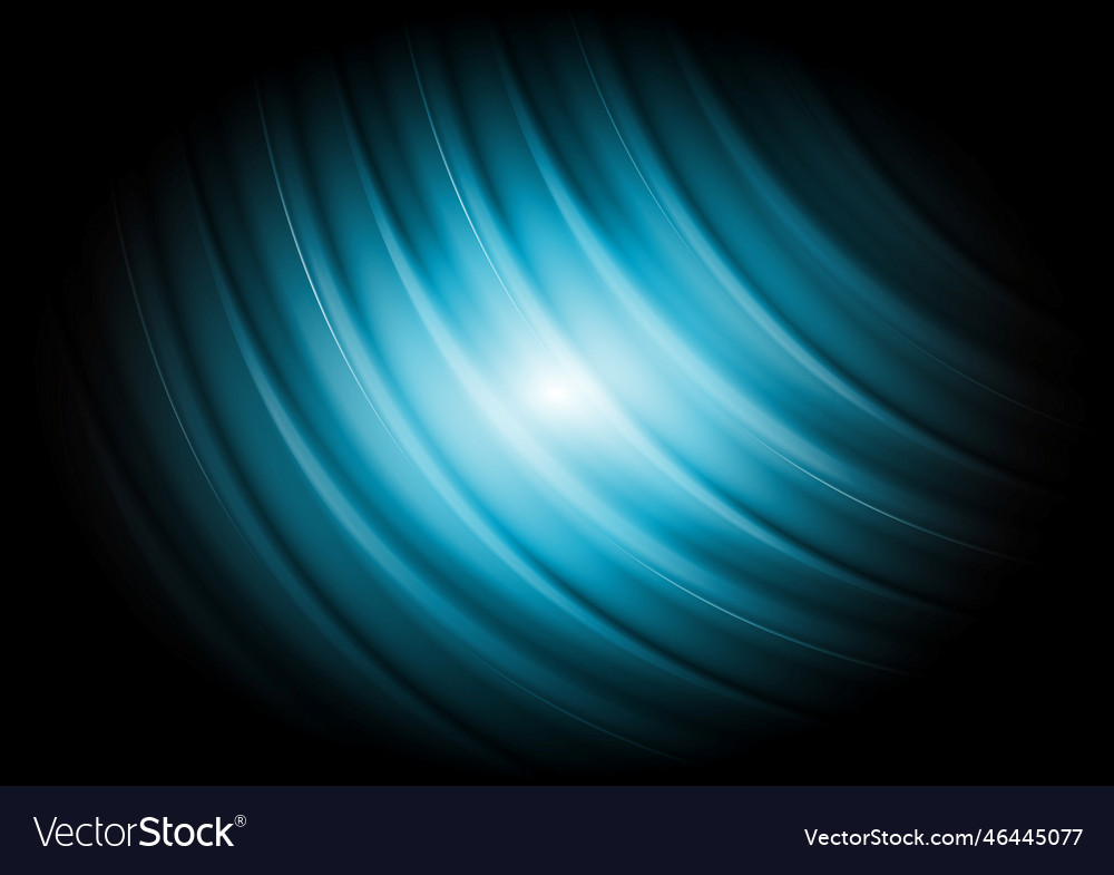 Abstract blue wavy design Royalty Free Vector Image