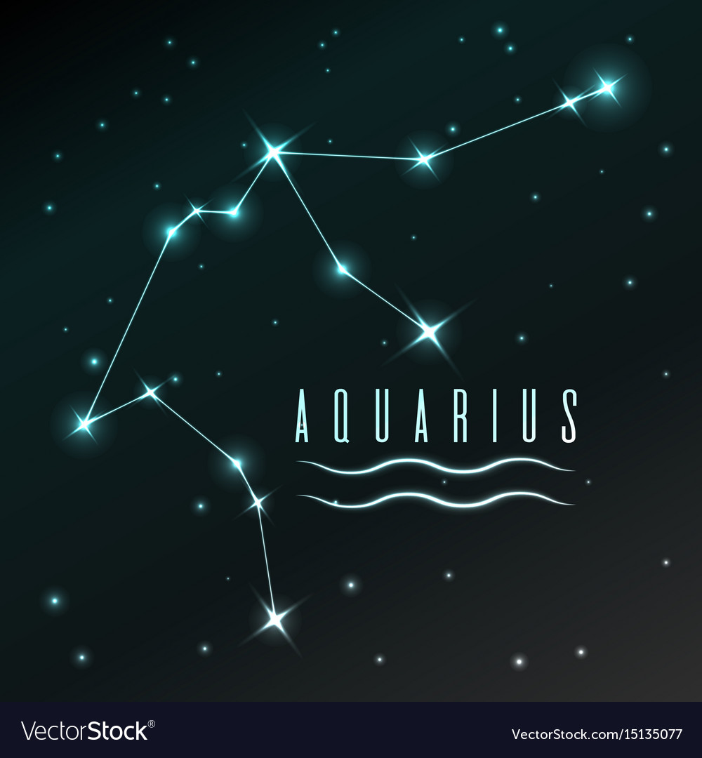 Air Symbol Aquarius Zodiac Sign Horoscope Vector Image