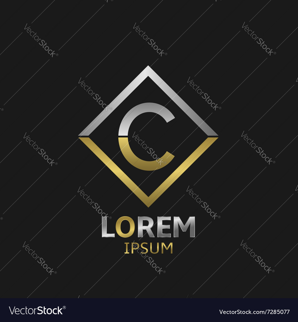 Letter c logo Royalty Free Vector Image - VectorStock