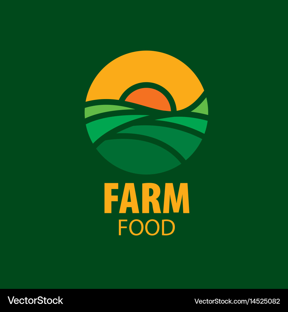 Logo farm food Royalty Free Vector Image - VectorStock