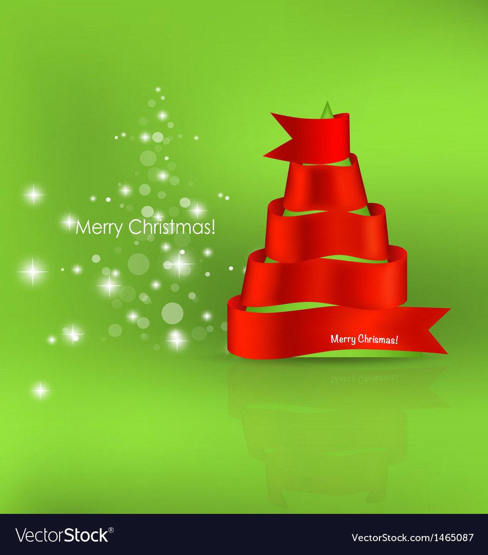 Christmas tree background Royalty Free Vector Image