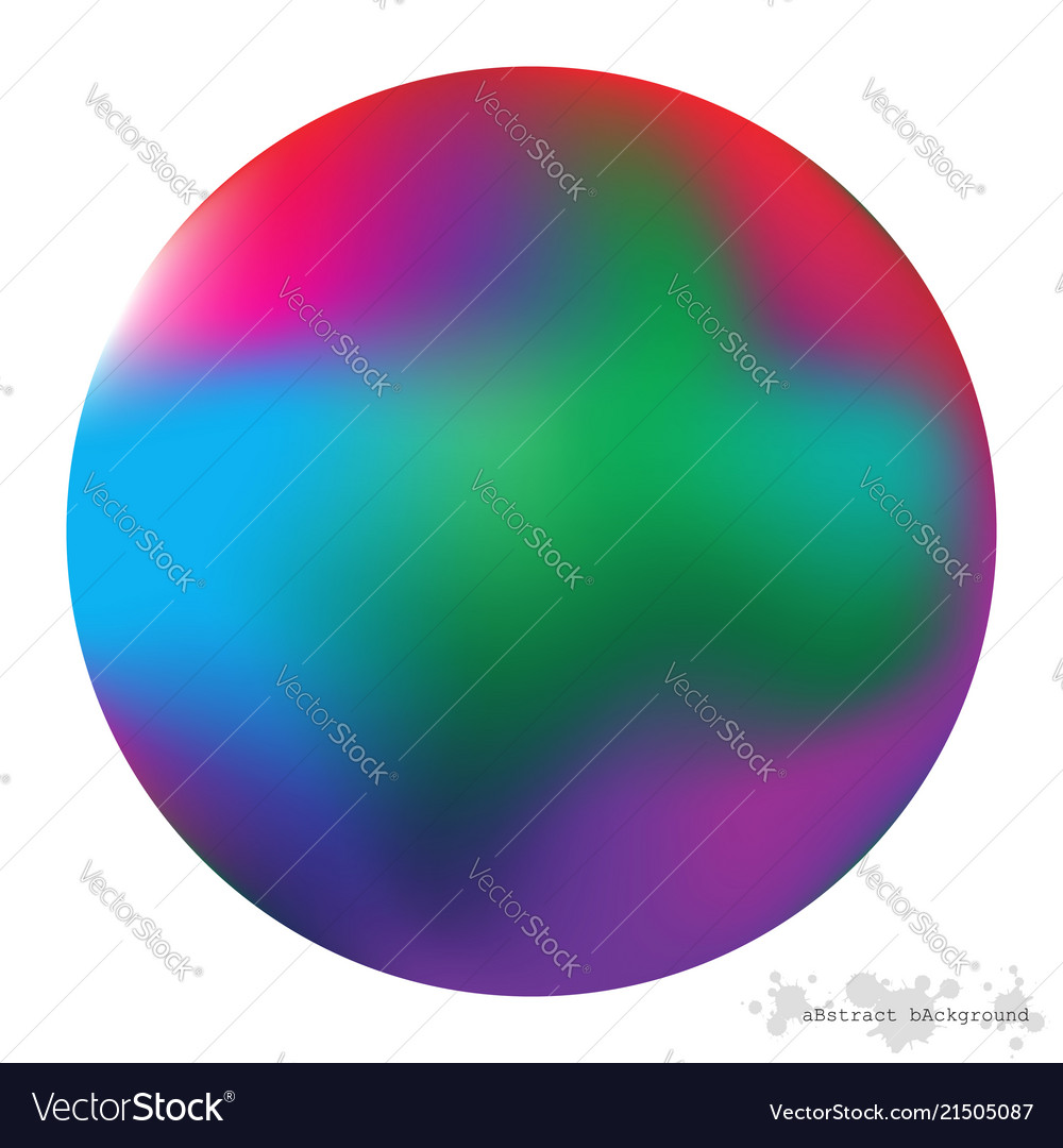 Design gradient mesh colorful circles with line Vector Image
