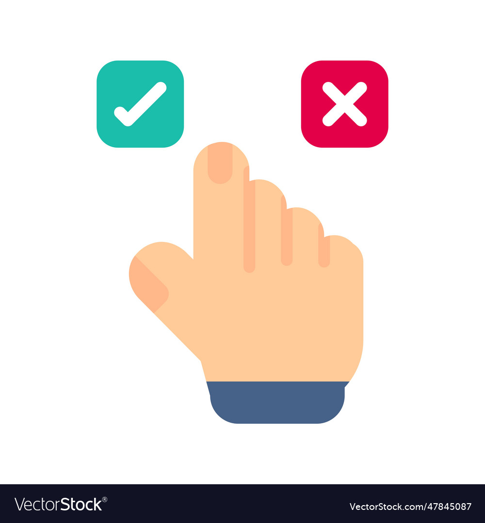 Selection icon image Royalty Free Vector Image