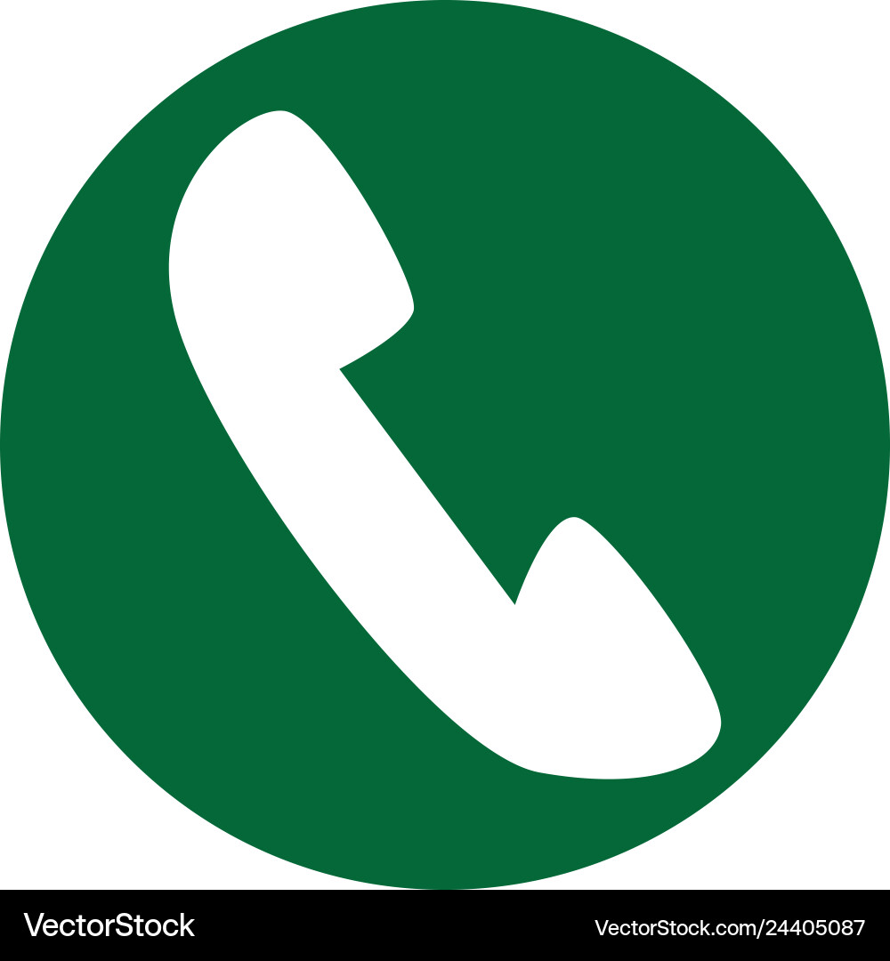 Telephone service isolated icon Royalty Free Vector Image