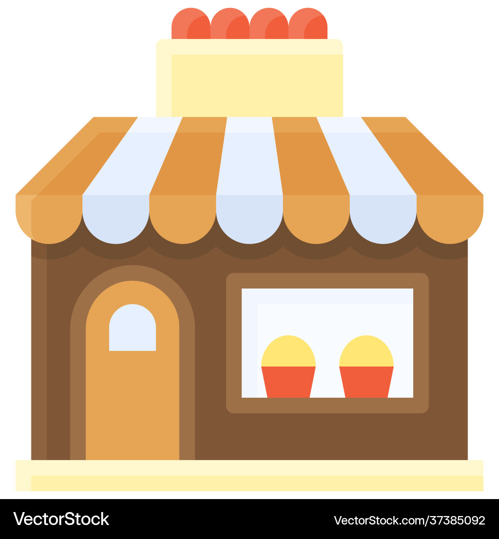 Bakery shop icon and baking related Royalty Free Vector