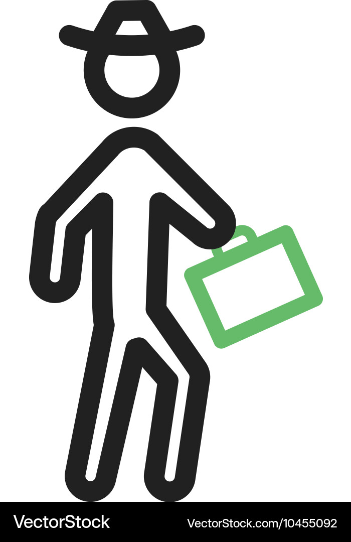 Elegant man Royalty Free Vector Image - VectorStock