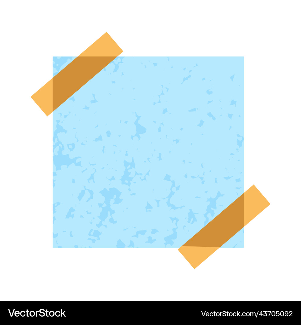 Hand drawn set of office paper note Royalty Free Vector