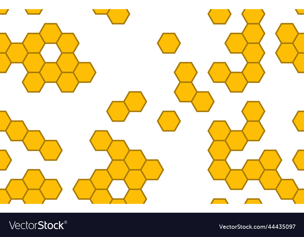 Abstract hexagon pattern Royalty Free Vector Image