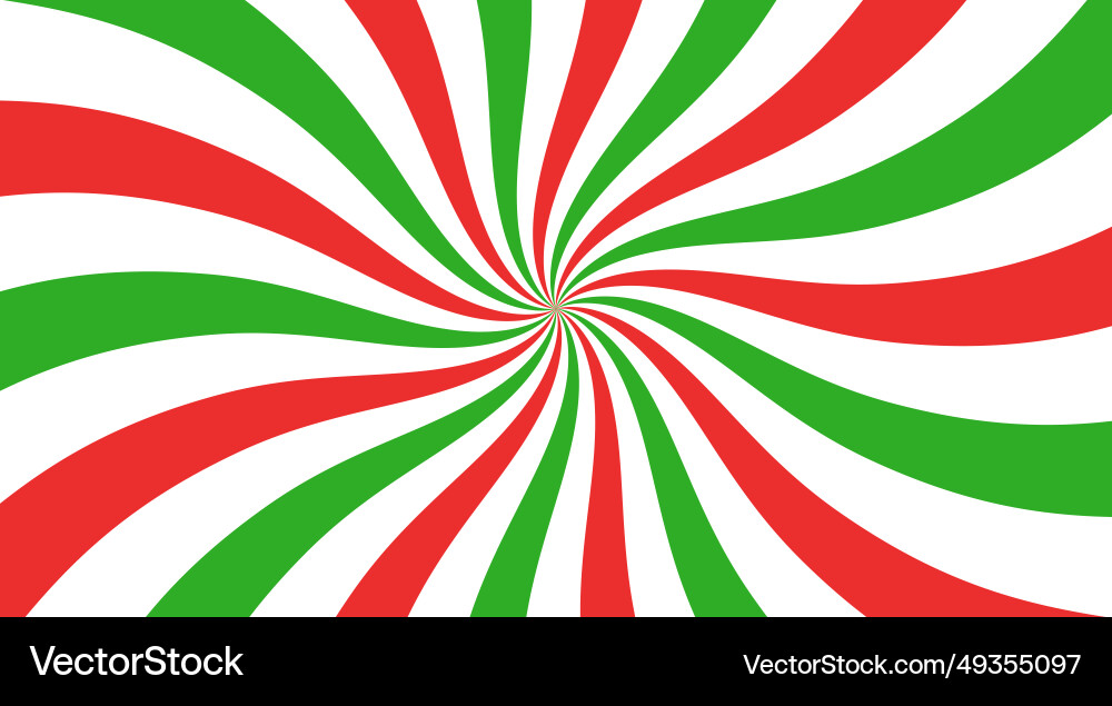 Christmas candy swirl background Royalty Free Vector Image