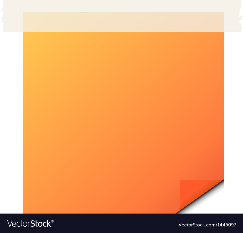 Paper note Royalty Free Vector Image - VectorStock