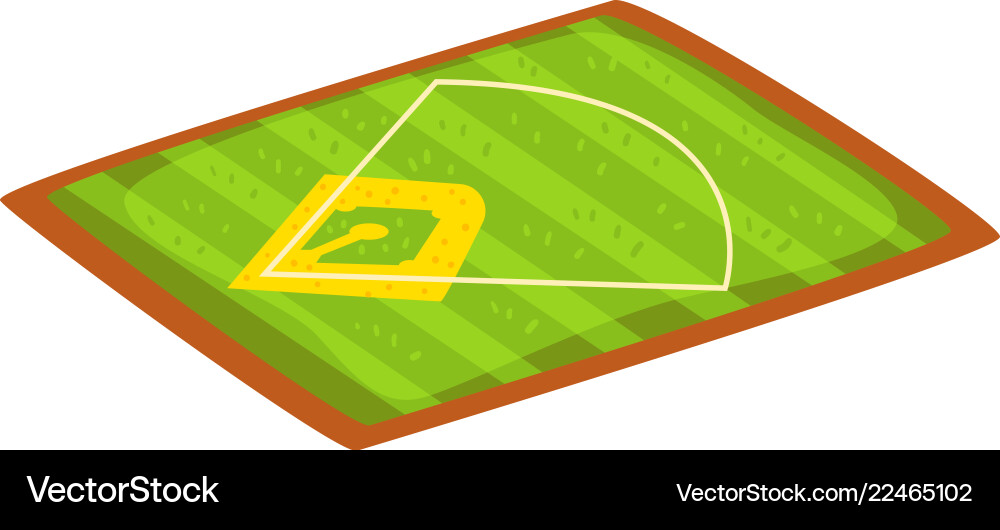 Baseball stadium sports ground Royalty Free Vector Image