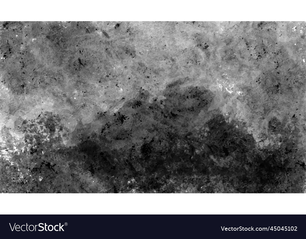 Black watercolor background for textures Vector Image