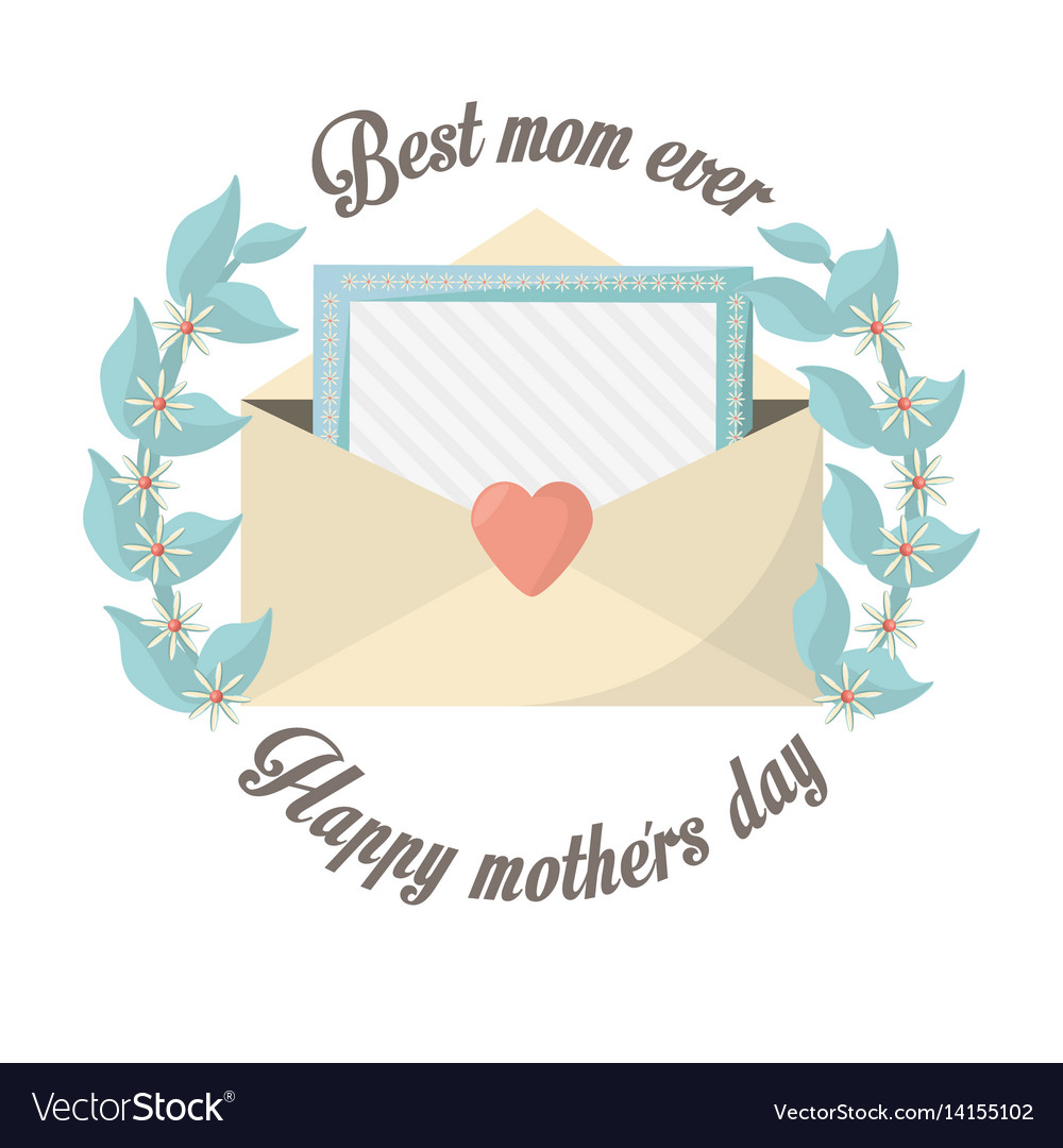 Happy mothers day best mom ever message invitation
