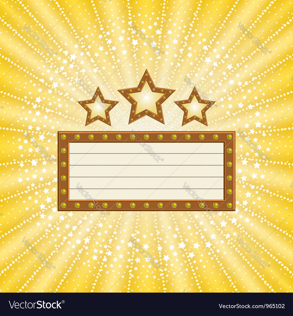 Marquee Royalty Free Vector Image - VectorStock