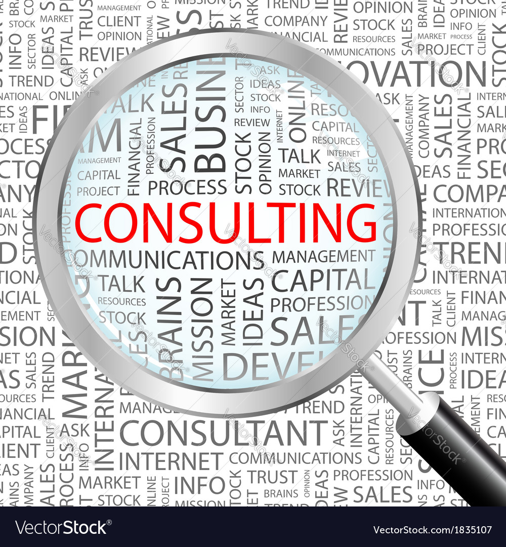 Consulting Royalty Free Vector Image - VectorStock