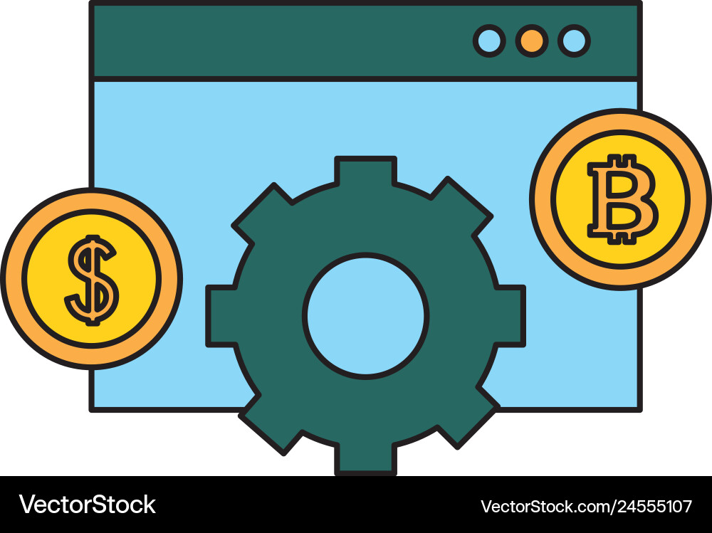 Fin tech business Royalty Free Vector Image - VectorStock