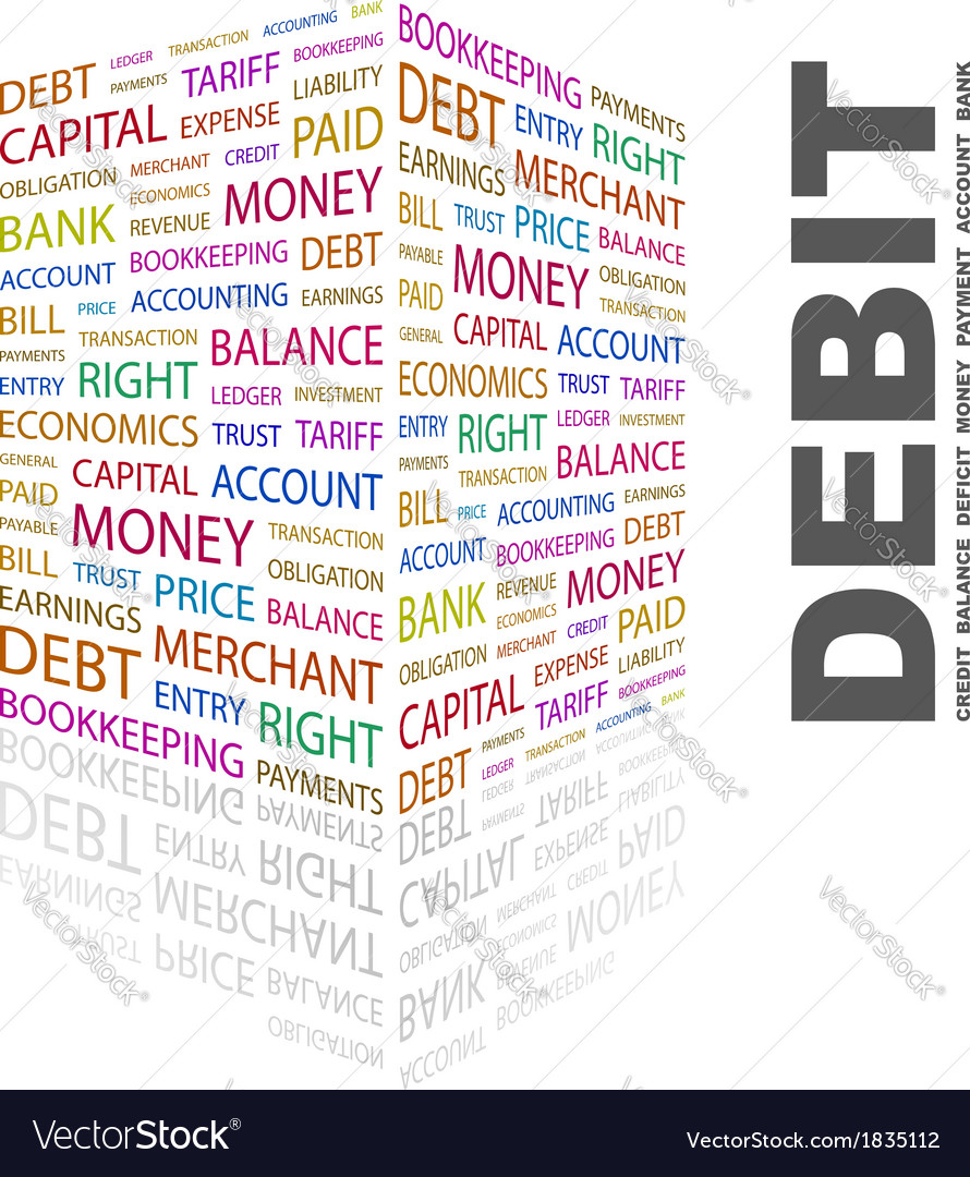 Debit Royalty Free Vector Image - VectorStock