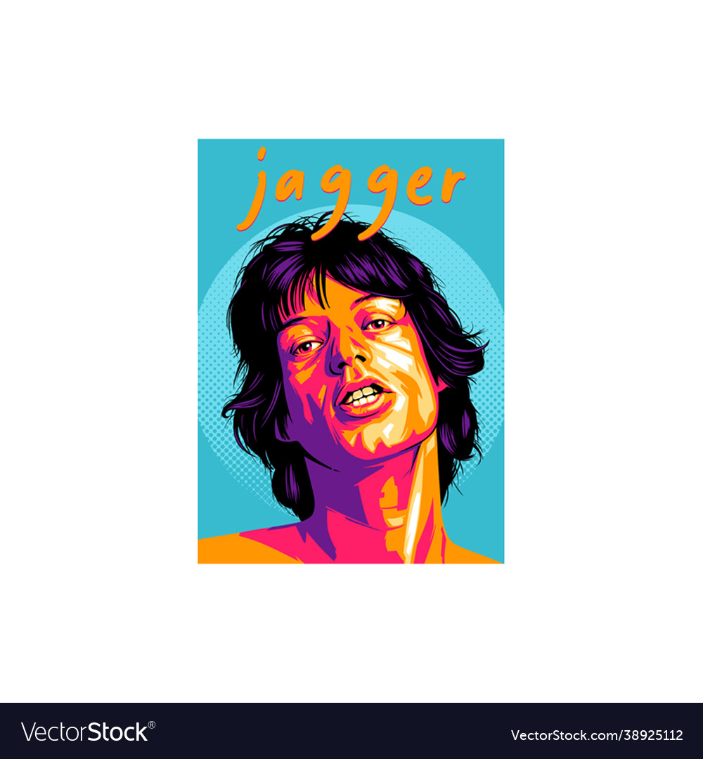 Jagger Royalty Free Vector Image - VectorStock