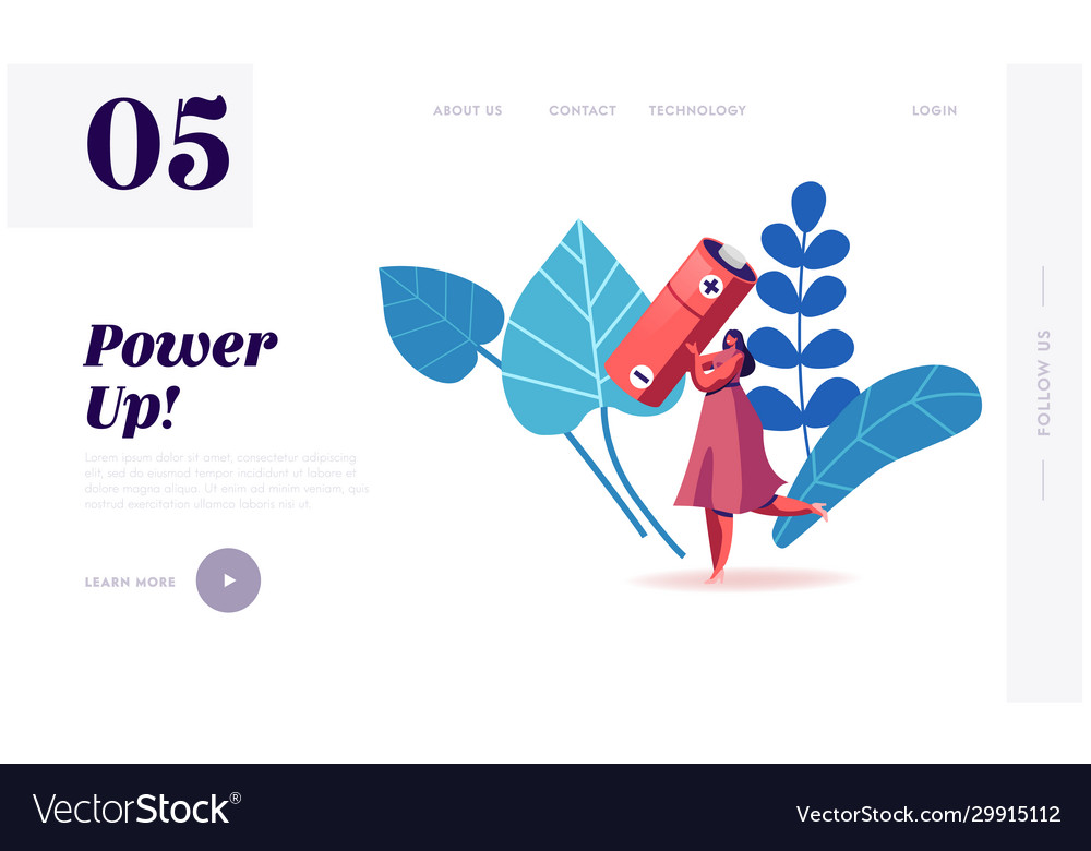 Sorting e-waste garbage segregation website Vector Image