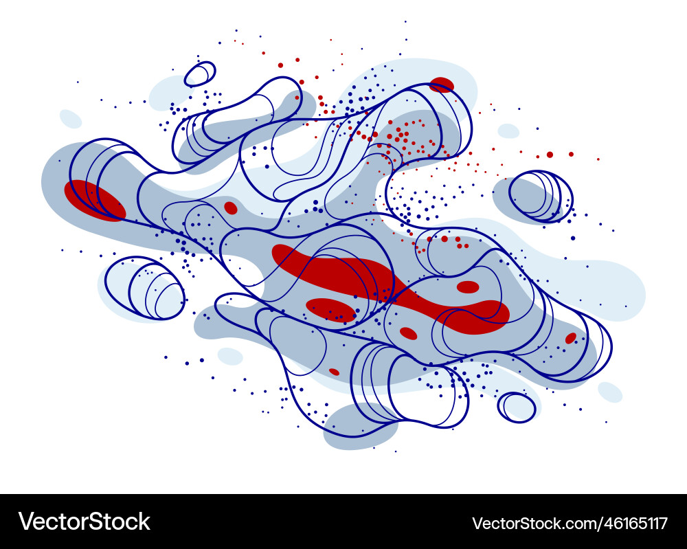 Abstract colorful lava fluids bubble gradients Vector Image