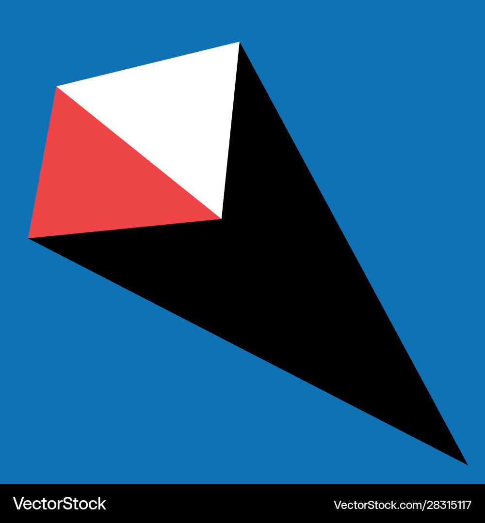 Geometric background with different objects Vector Image