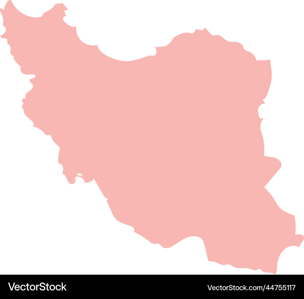 Map of iran icon Royalty Free Vector Image - VectorStock