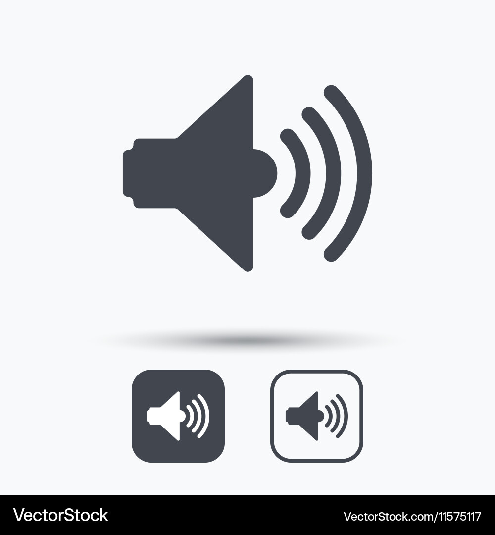 Sound icon music dynamic sign Royalty Free Vector Image