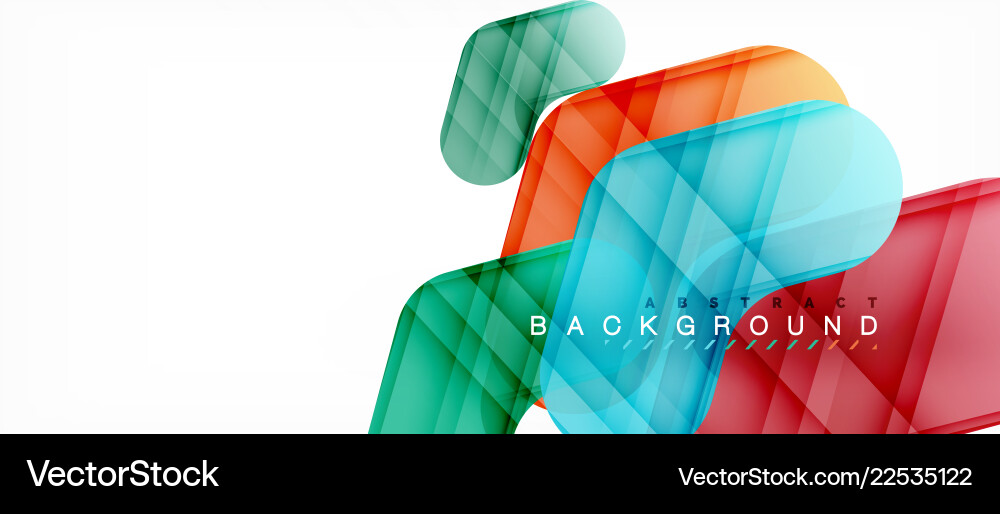 Colorful glossy arrows abstract background Vector Image