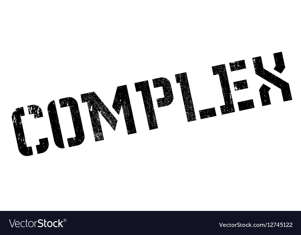Complex rubber stamp Royalty Free Vector Image