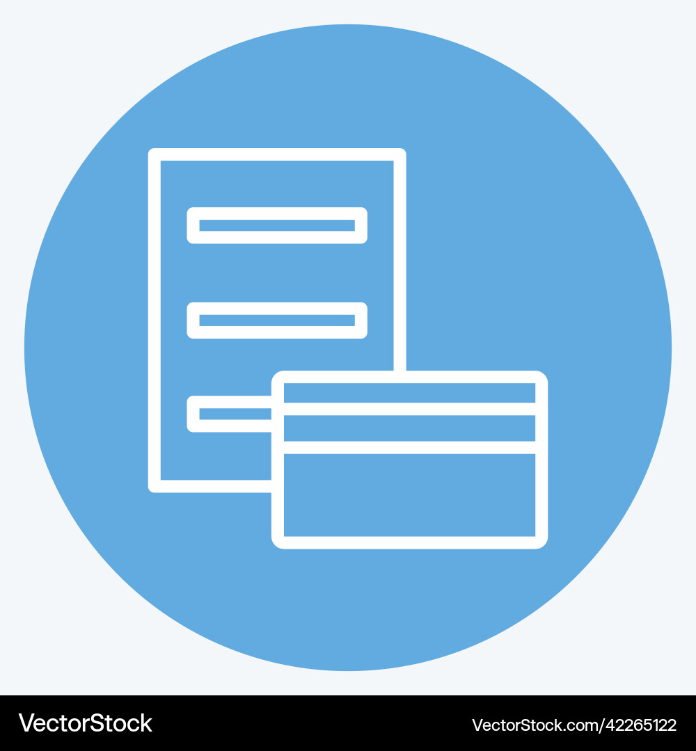 Icon pay via card suitable for digital web symbol Vector Image