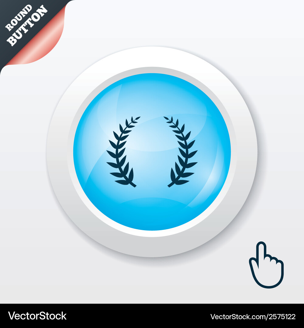 Laurel Kranzeichen Symbol Triumph Symbol Vektorbild