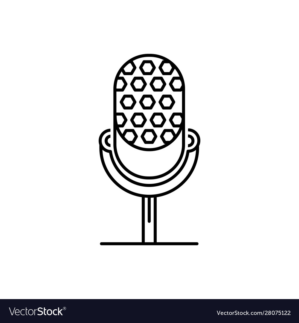 Microphone Royalty Free Vector Image - VectorStock