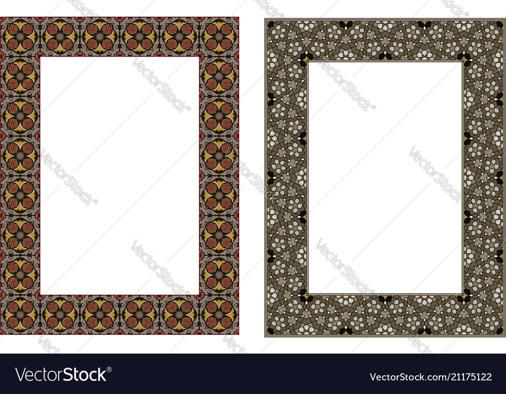 Square elegant frame Royalty Free Vector Image