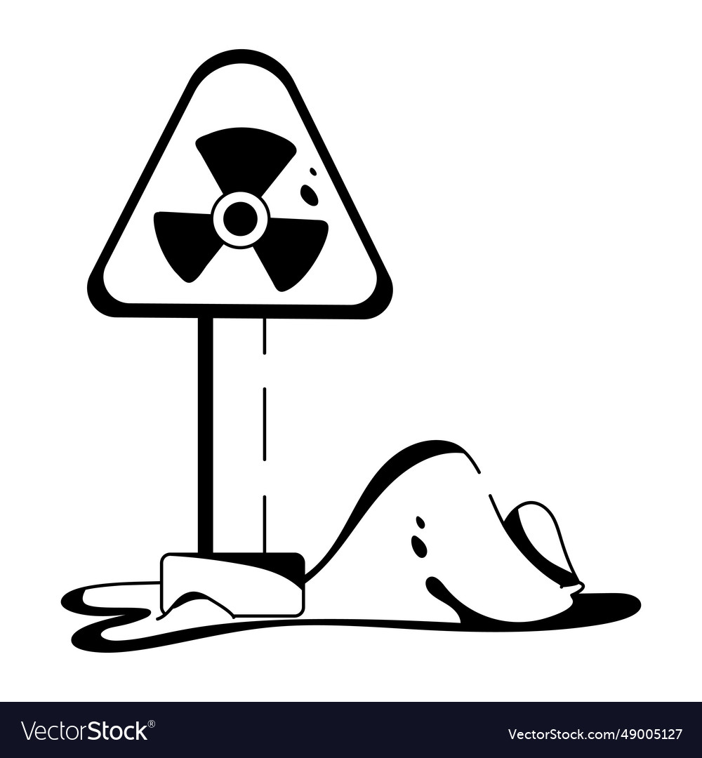 Desert warning Royalty Free Vector Image - VectorStock