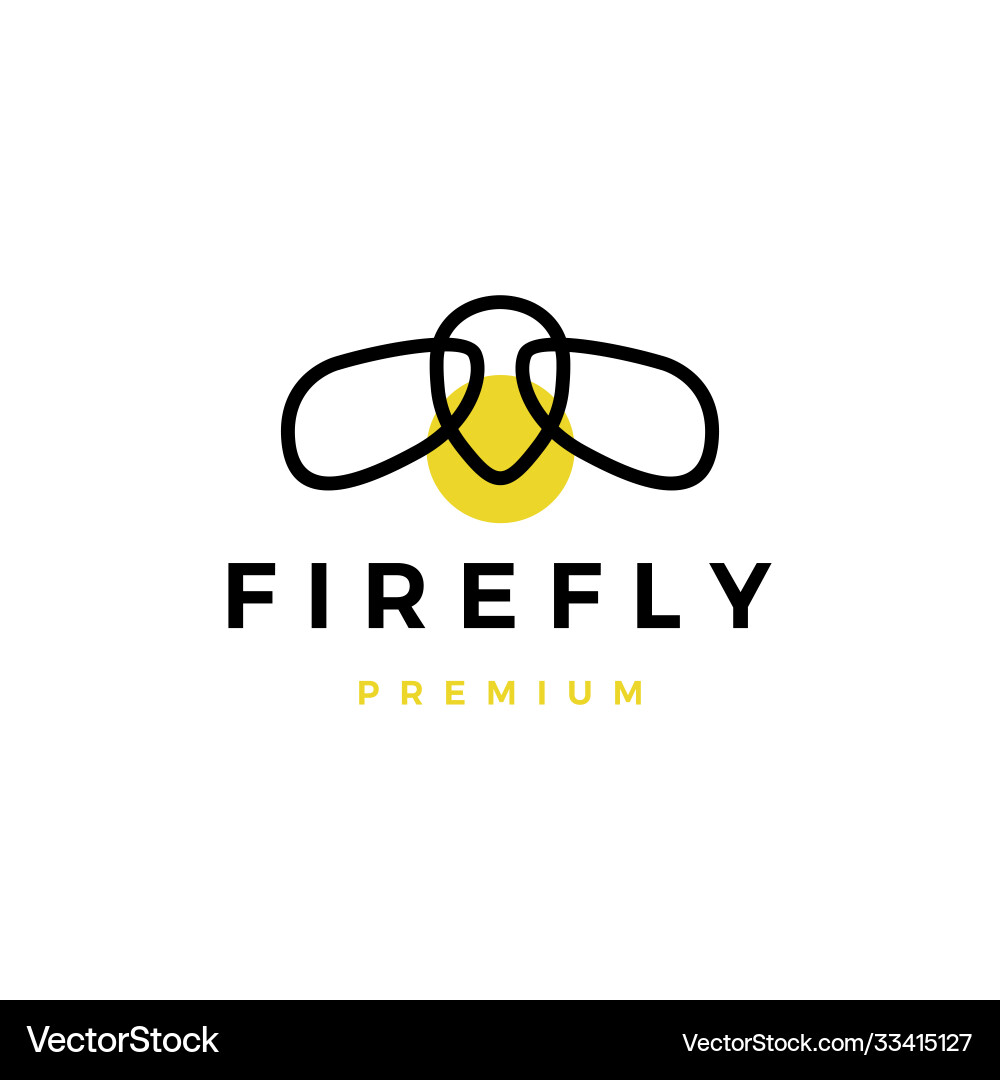 Firefly logo icon Royalty Free Vector Image - VectorStock
