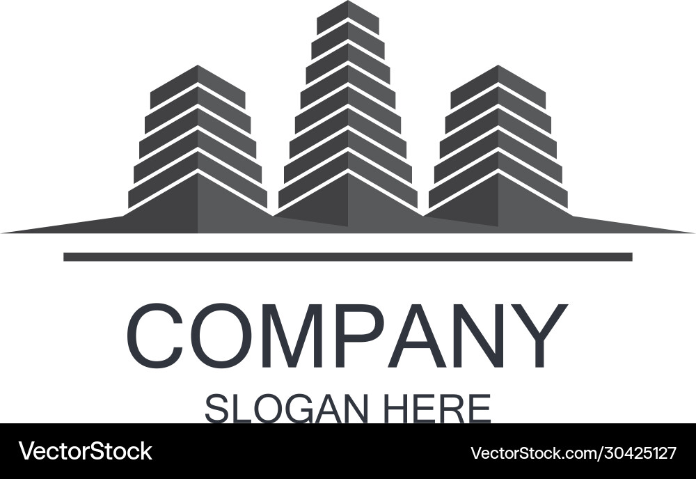 Real estate symbol icon Royalty Free Vector Image