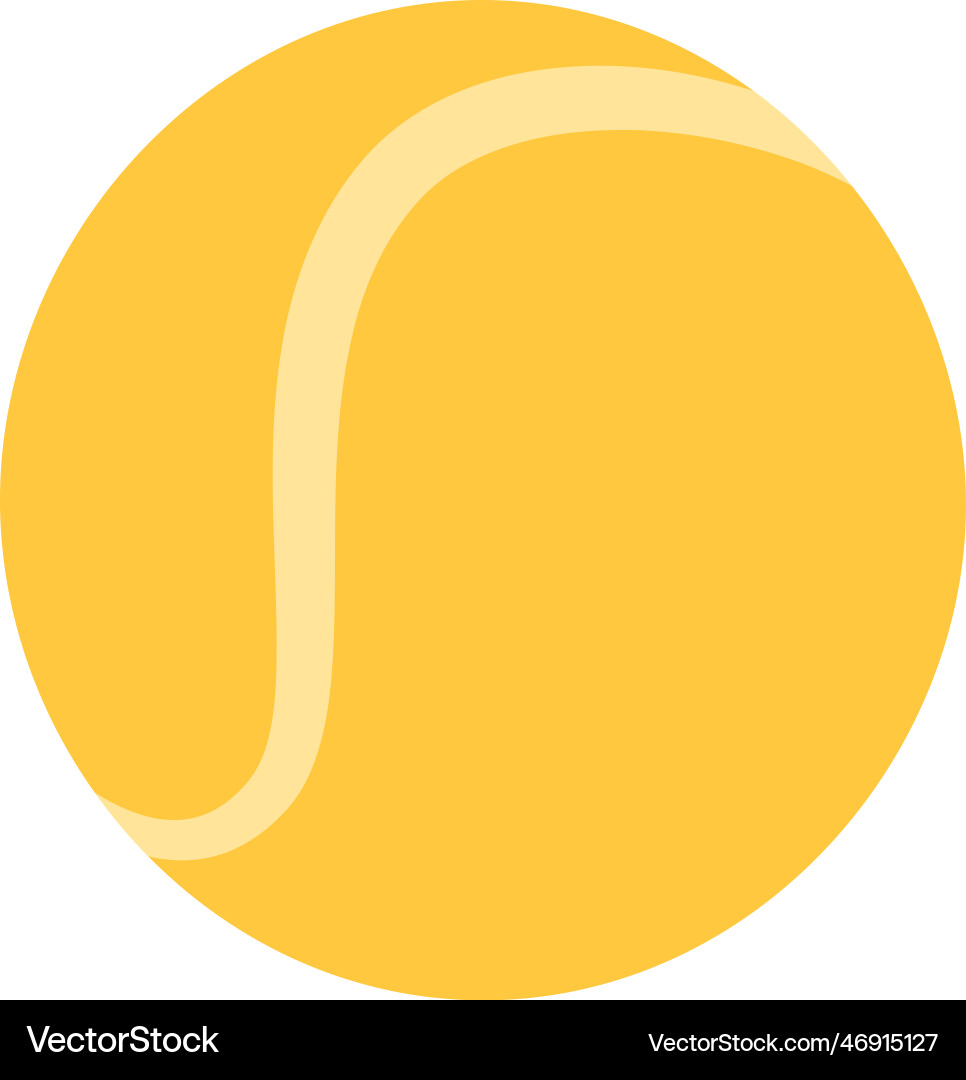 Tennis ball icon Royalty Free Vector Image - VectorStock