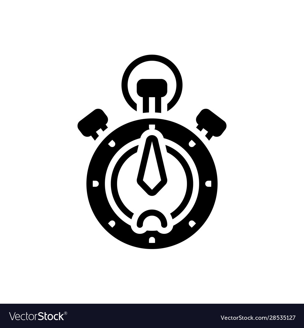 Timer or chronometer tool Royalty Free Vector Image