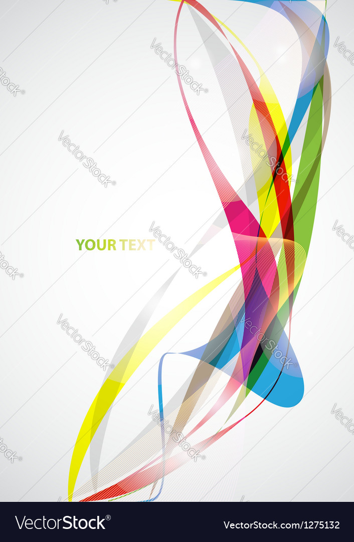 Colorful lines Royalty Free Vector Image - VectorStock